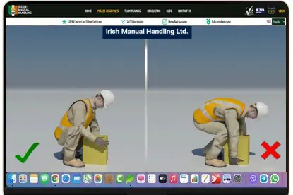 Online Manual Handling Course €29 | Irish Manual Handling Ltd.
